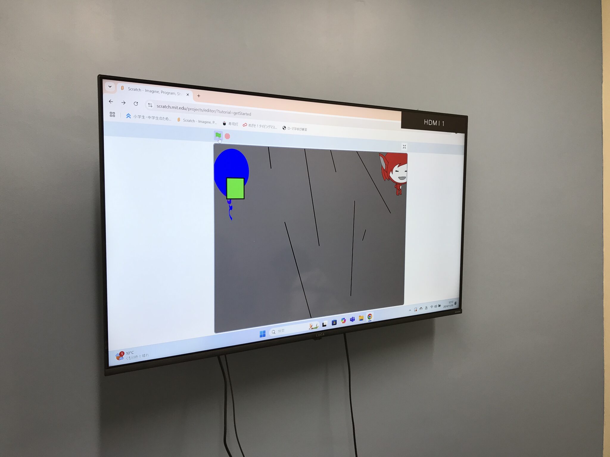 【作品】イライラ棒 - Scratch-Studio仙台青葉